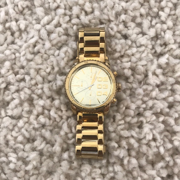 Diesel | Accessories | Diesel Gold Watch | Poshmark